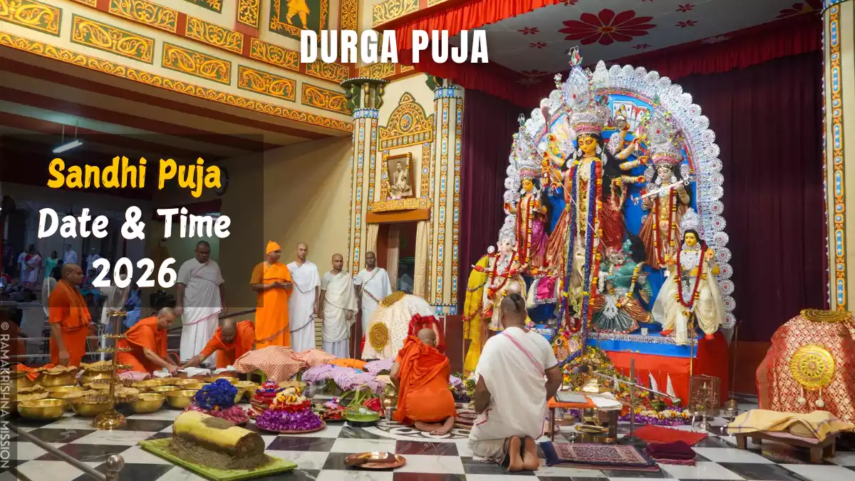 Sandhi Puja Time 2026: Date, Rituals, Importance and Significance